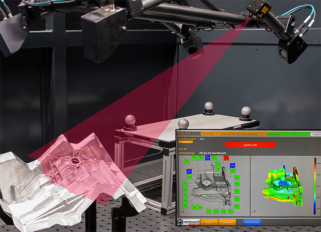 ZScan | optical 3D measuring system: fast & precise inline measurement
